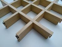 China Modern 250x250mm Grid Ceiling Thickness 0.9mm With Square Edge Design for sale