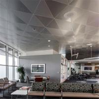 China 1000x1000x1000mm Aluminum Metal Ceiling Clip In Metal Triangular Ceiling for sale