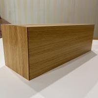 China 100x100x1.3mm Extruded Aluminum Baffle And Timber Looking In Polyester Powder Coating for sale