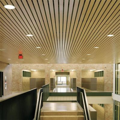 China 85mm Aluminum Metal Ceiling Acoustic Aluminum Linear U85 Shaped Ceiling for sale