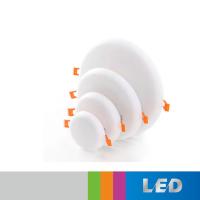 China 10W Round Rimless Panel LED Light 100mm Diameter For Convention Center for sale