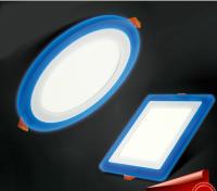 China 145mm Diameter LED Ceiling Light Lumen 90LM/W And 6+3W Lace Two Color Panel for sale