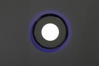 China 145mm Diameter LED Ceiling Light Lumen 90LM/W And 6+3W Lace Two Color Panel for sale