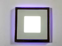 China 145mm Diameter LED Ceiling Light Lumen 90LM/W And 6+3W Lace Two Color Panel for sale