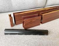 China 300x300x3000mm U Baffle Ceiling Thickness 0.5mm Customized Size for sale