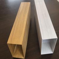 China Aluminum Suspended Square Tube Baffle Ceiling For Shopping Mall Restaurant Decoration for sale