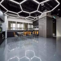 China Fashion Perforated Aluminium Hexagon Ceiling Tiles Soundproof Customizable for sale