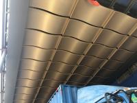 China Shopping Mall 1600x5000mm Solid Cladding Panel 1.5mm Thickness for sale