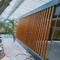 China Modern 100mm Tubular Baffle Ceiling 0.7mm Thickness With Aluminum Alloy for sale