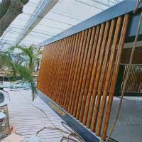 China Modern 100mm Aluminum Metal Ceiling Tubular Baffle 0.7mm Thickness for sale