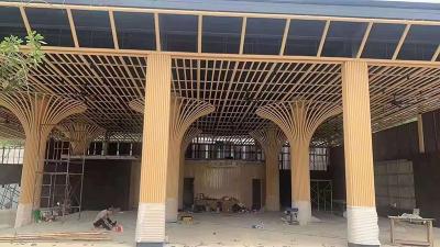 China Modern 100mm Aluminum Metal Ceiling Tubular Baffle 0.7mm Thickness for sale