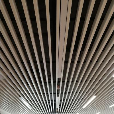 China 50x100mm Aluminum Metal Ceiling Suspended U Shaped Acoustic Ceiling System for sale