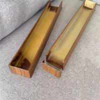 China 100X30mm Aluminum Metal Ceiling U Shaped Baffle Ceiling System With Cover Panel for sale