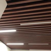 China Shopping Mall Aluminum U Baffle Ceiling 0.5mm Thickness Easy To Disassemble for sale