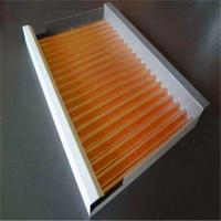 China ISO9001 Aluminum Corrugated Panel 1500X5000mm Customizable Color for sale