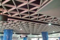 China Fireproof 100x100mm Aluminum Grid Ceiling 0.4mm Thickness for sale