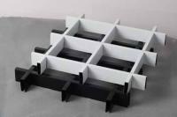 China Fireproof 100x100mm Aluminum Grid Ceiling 0.4mm Thickness for sale