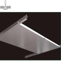 China 600mm X 600mm Aluminum Metal Ceiling Lay On Ceiling System Sharp Edge for sale