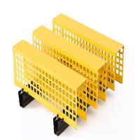 China 50x200mm Aluminum Metal Ceiling U Shape Perforated Baffle Ceiling for sale