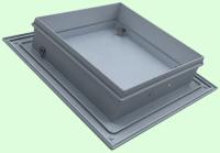 China 60mm Height Aluminum Alloy Metal Access Panel For Meeting Room for sale