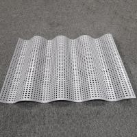 China Customized Fireproof Aluminum Corrugated Panel Ceiling Sound absorption for sale