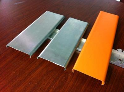 China Fireproof Aluminum Alloy U Strip Metal Ceiling 185x3000mm For Conference Room for sale