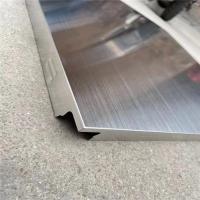 China 600x600mm Stainless Steel Ceiling Panel Hairline Concealed Clip In Ceiling Tile for sale