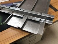 China Customizable Color G Strip Aluminum Metal Ceiling For Metro Station for sale
