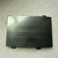 China Black Color Hairline Finish Aluminum Column Cladding Panel 2.85mm Thickness for sale