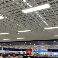 China 600x1200mm Aluminum T Grid Open Cell Ceiling With T15 Structure for sale
