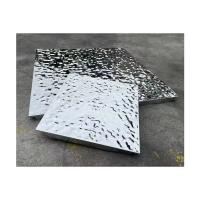 China 600x600mm Water Ripple Stainless Steel Ceiling Panel Sharp Edge for sale