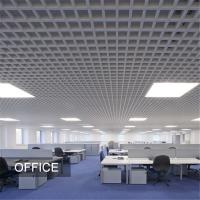 China 150x150mm Metal Open Cell Ceiling Tiles Suspended Aluminum Grid Ceiling for sale
