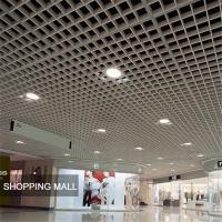 China 150x150mm Metal Open Cell Ceiling Tiles Suspended Aluminum Grid Ceiling for sale