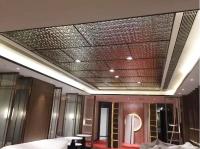 China 30mm Aluminum Metal Ceiling Galvanized Steel Water Ripple Hook On Ceiling 600*1320mm for sale