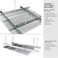 China Wind Proof S Strip Aluminum Metal Ceiling For Airport Terminal for sale