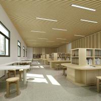 China Fireproof U Shaped Suspended Aluminum Baffle Ceiling Tiles For Shopping Mall for sale