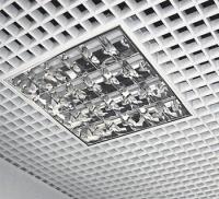 China Waterproof Sound Absorption Aluminum Grid Ceiling For Metro Station for sale