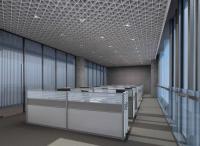 China Waterproof Sound Absorption Aluminum Grid Ceiling For Metro Station for sale