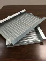 China Water Resistant Aluminum Corrugated Panel 1500x5000mm For Metro Station for sale