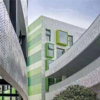 China 2.0mm Thickness Exterior Aluminum Panels Facade Perforated Metal Cladding Panels for sale
