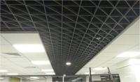 China Sound Absorption Fireproof Aluminum Grid Ceiling For Walkways Trestles for sale