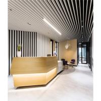 China 50X100 Baffle Metal Ceiling GI Aluminum U Shaped Acoustic Baffle Ceiling Tiles for sale