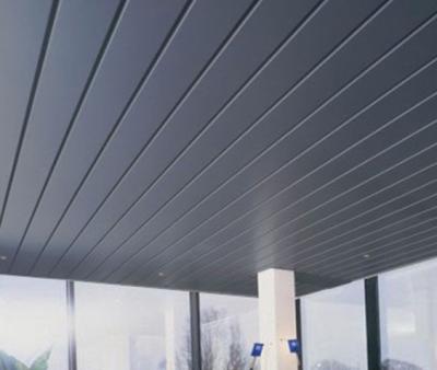 China G Strip 0.5mm Aluminum Metal Ceiling Panels 100mm Width Powder Coated for sale