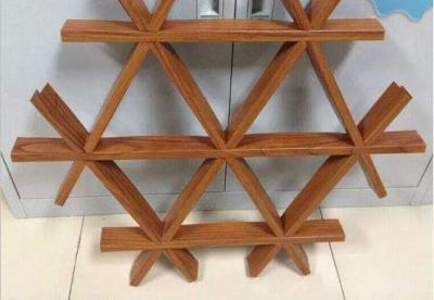 China Outlet Extruded Grille Triangle Shaped Ceiling Design  Light Weight for sale