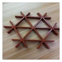 China Outlet Extruded Grille Triangle Shaped Ceiling Design  Light Weight for sale