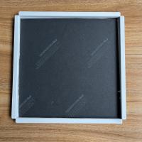 China Aluminum Lay In Metal Ceiling Design ISO9001 Square Tiles 0.7mm with  sound proof ceiling for sale