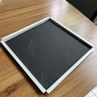 China Aluminum Lay In Metal Ceiling Design ISO9001 Square Tiles 0.7mm with  sound proof ceiling for sale