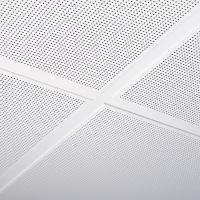 China Aluminum Lay In Metal Ceiling Design ISO9001 Square Tiles 0.7mm with  sound proof ceiling for sale