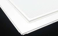 China Outlet Ceiling of Fireproof Perforated Lay In Acoustical Ceiling Tile 15mm Mineral Fiber for sale