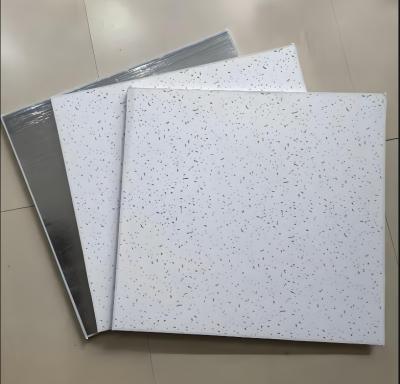 China PVC Lamilated Gypsum Ceiling Tiles 600X600 7mm Gypsum Suspended Ceiling Tiles for sale